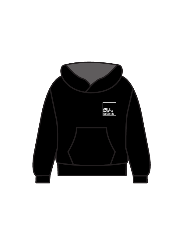 ARTS NORTH STUDIOS - HOODIE BLACK (IN-STOCK) – Squad Dancewear